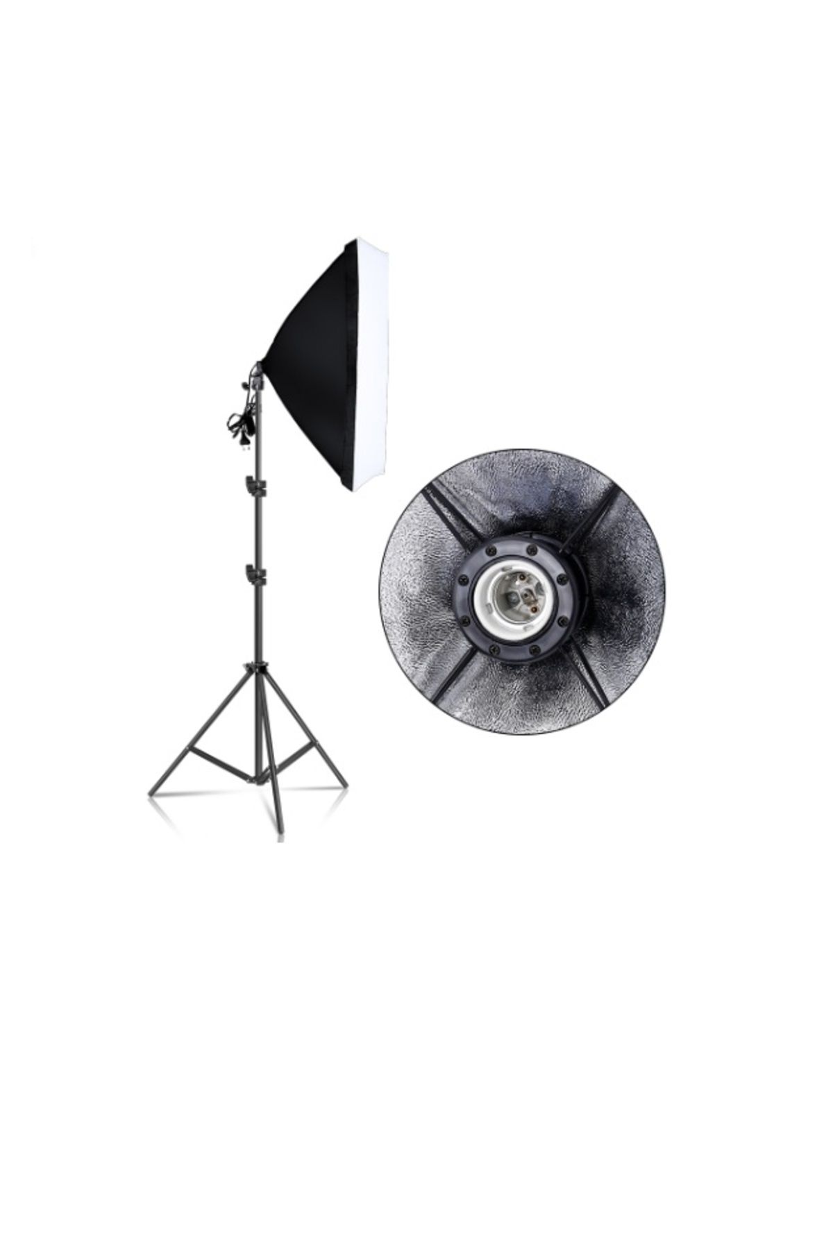5 Duylu Softbox ,2m Işık Ayağı , 5x20 Wat Led Lamba (9000 Lümen) - Ada ...