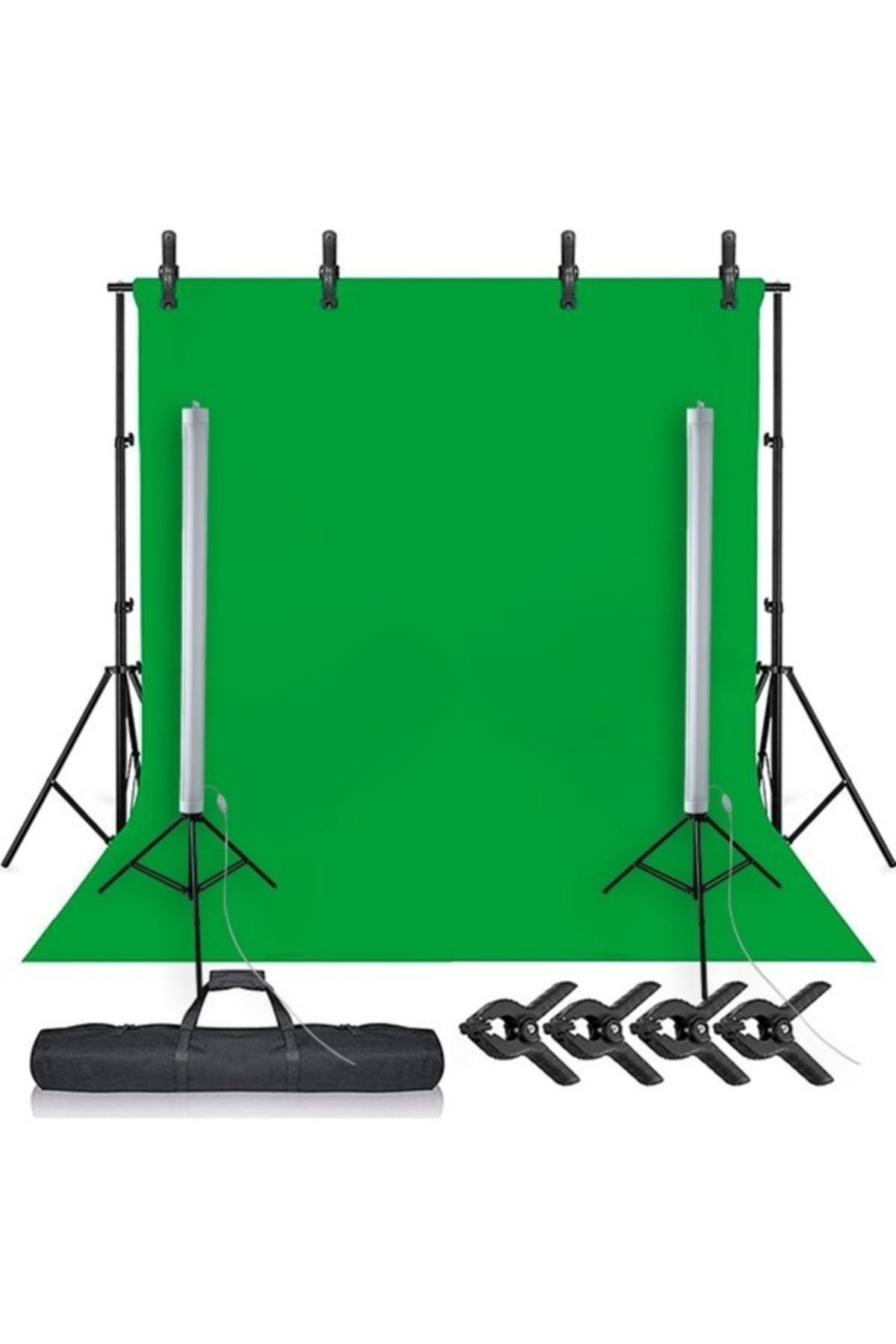 Chromakey Green Screen Greenbox Yeşil Fon Perde Çekim Seti - Ada Greenbox
